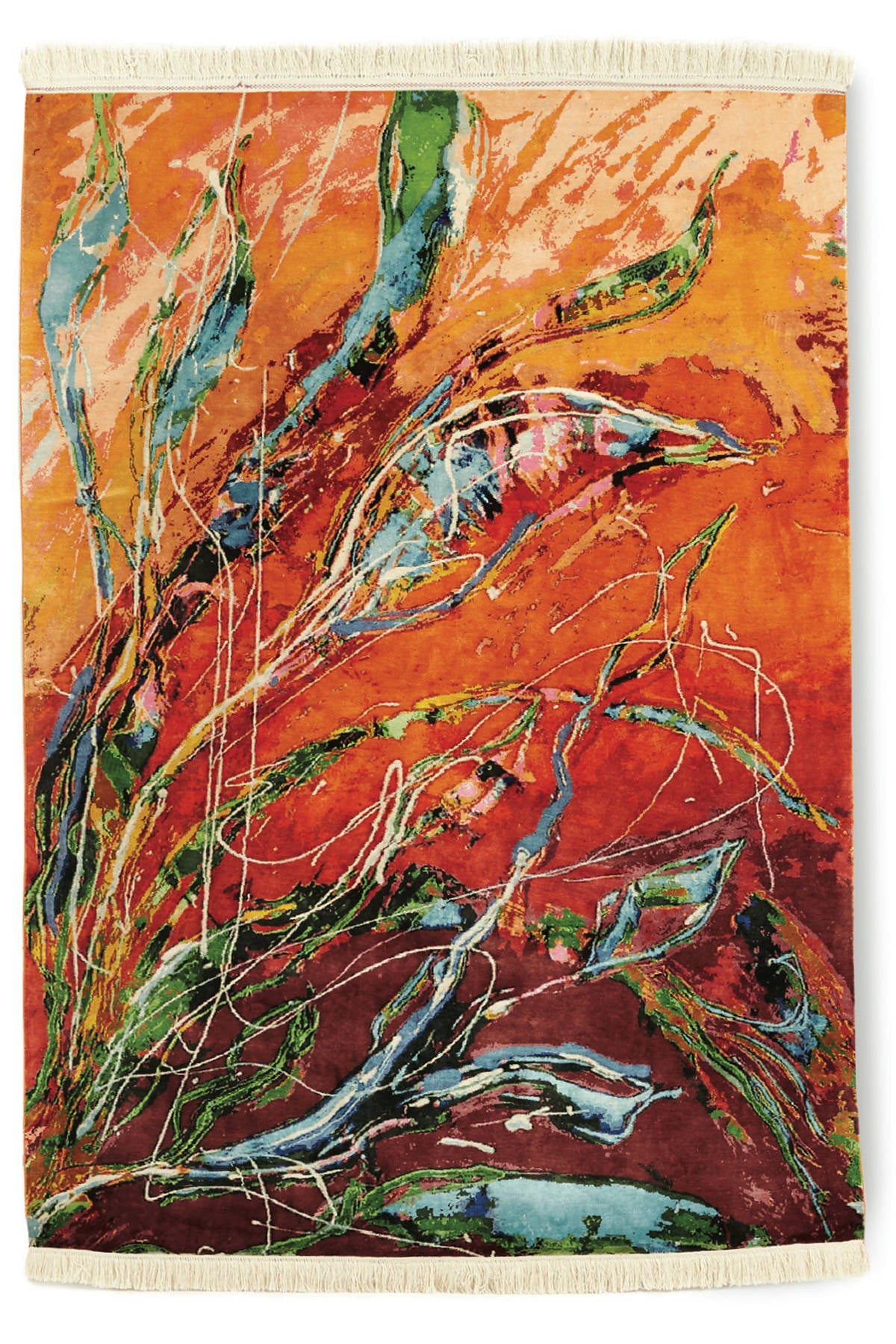 FLARE | Designer Silk Rug by Dena Lawrence